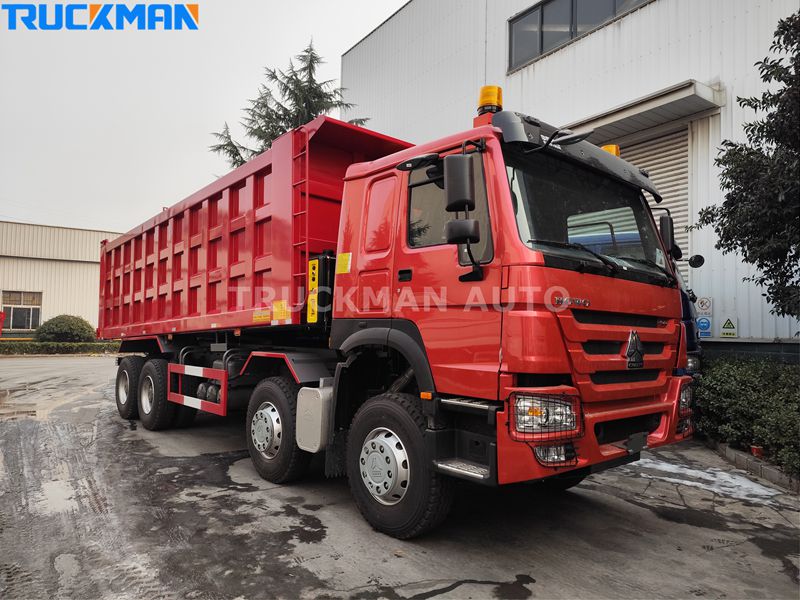 380HP SINOTRUCK HOWO 8x4 Tipping Truck To Ghana