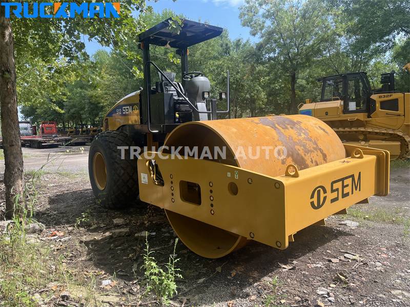 SEM 512 12 Tons Single Drum Road Roller For Guatemala