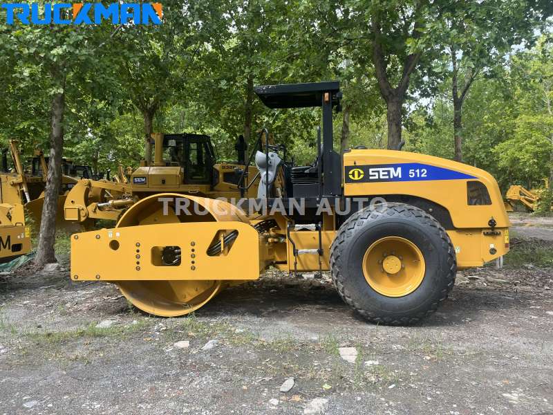 SEM 512 12 Tons Single Drum Road Roller For Guatemala