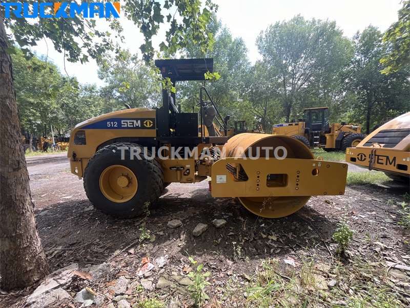 SEM 512 12 Tons Single Drum Road Roller For Guatemala