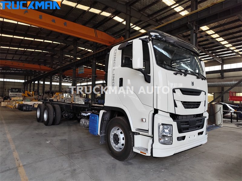 350HP QINGLING 6x4 Cargo Truck Chassis To Mauritania