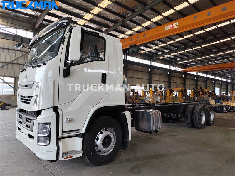 350HP QINGLING 6x4 Cargo Truck Chassis To Mauritania