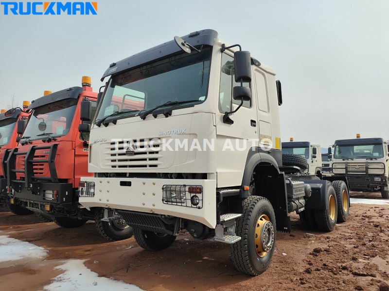 6X6 All Wheels Driver SINOTRUCK HOWO 371HP Truck Head To Tanzania