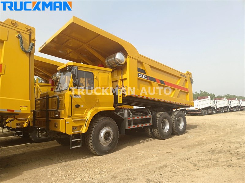 SHANTUI SK120G 10 Wheels 80 Tons Mining Dumper Truck To Guinea