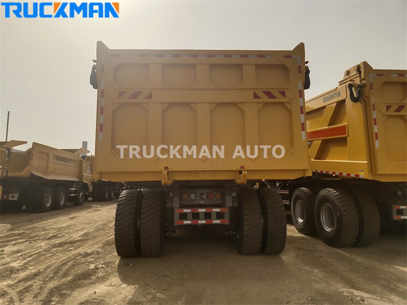 SHANTUI SK120G 10 Wheels 80 Tons Mining Dumper Truck To Guinea