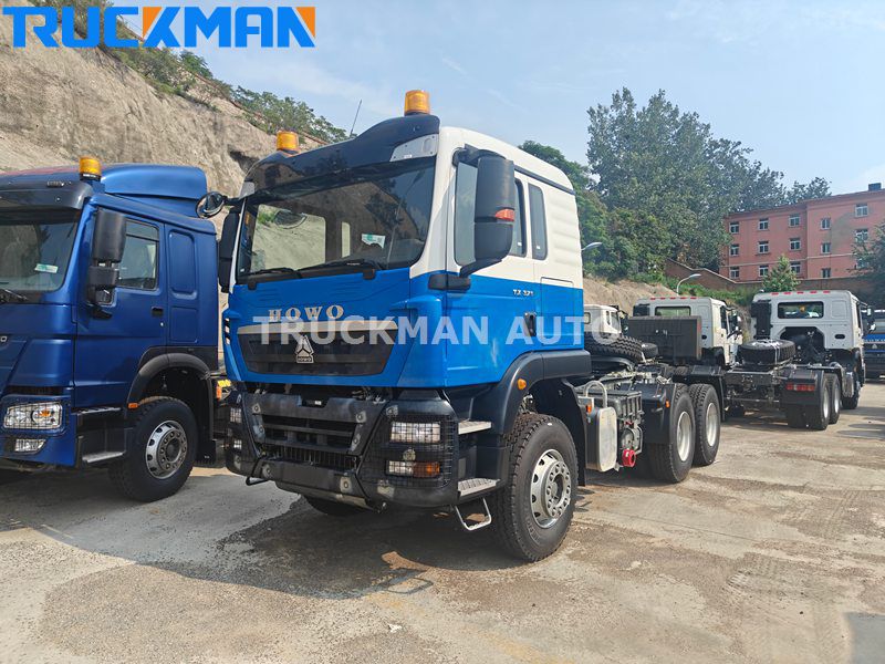 SINOTRUK HOWO TX 371HP Truck Head With 13R22.5 Tires To Ethiopia