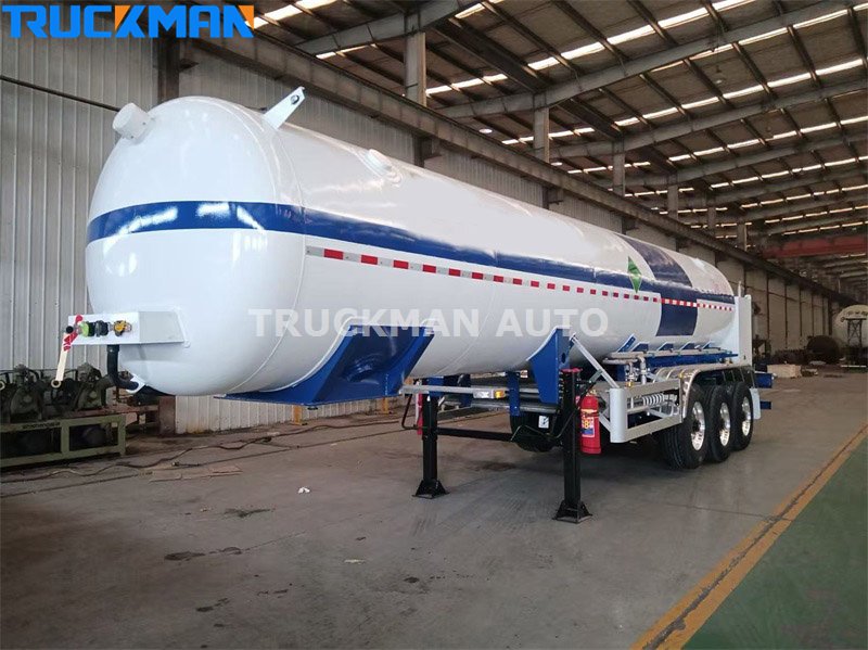3 Axles 25000 Liters Liquid Nitrogen Semi-trailer Industrial Gas Tanks ...