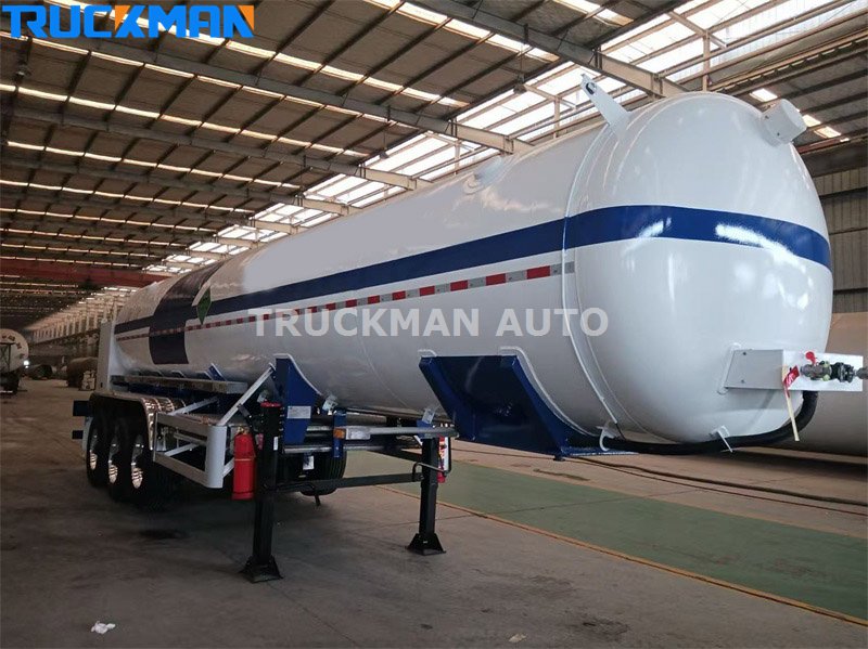 3 Axles 25000 Liters Liquid Nitrogen Semi-trailer Industrial Gas Tanks ...