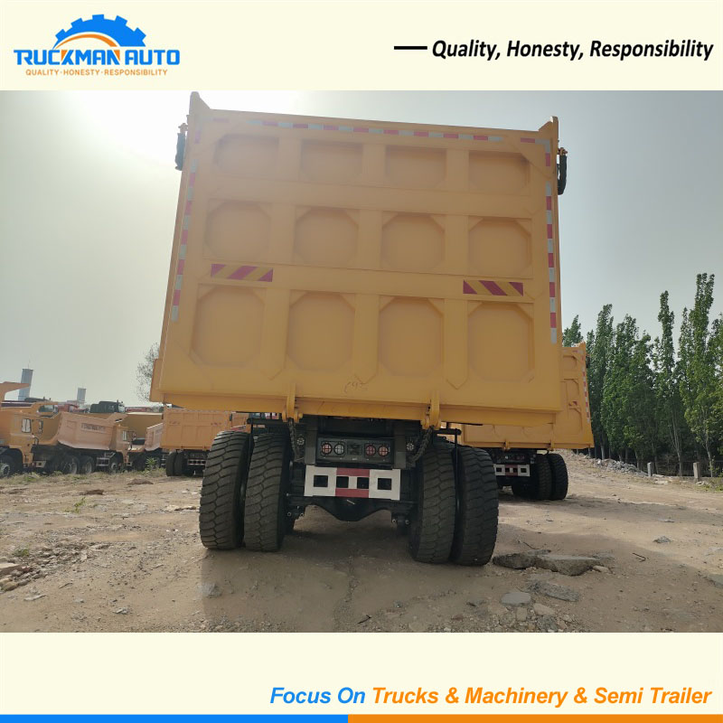 110 Tons Tipper Truck SHANTUI SK105 10 Wheels Mining Truck For Mining