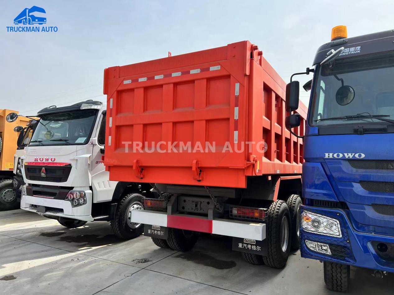 20m3 371HP SINOTRUK HOWO Tipper Truck For Ghana Guinea Côte d'Ivoire